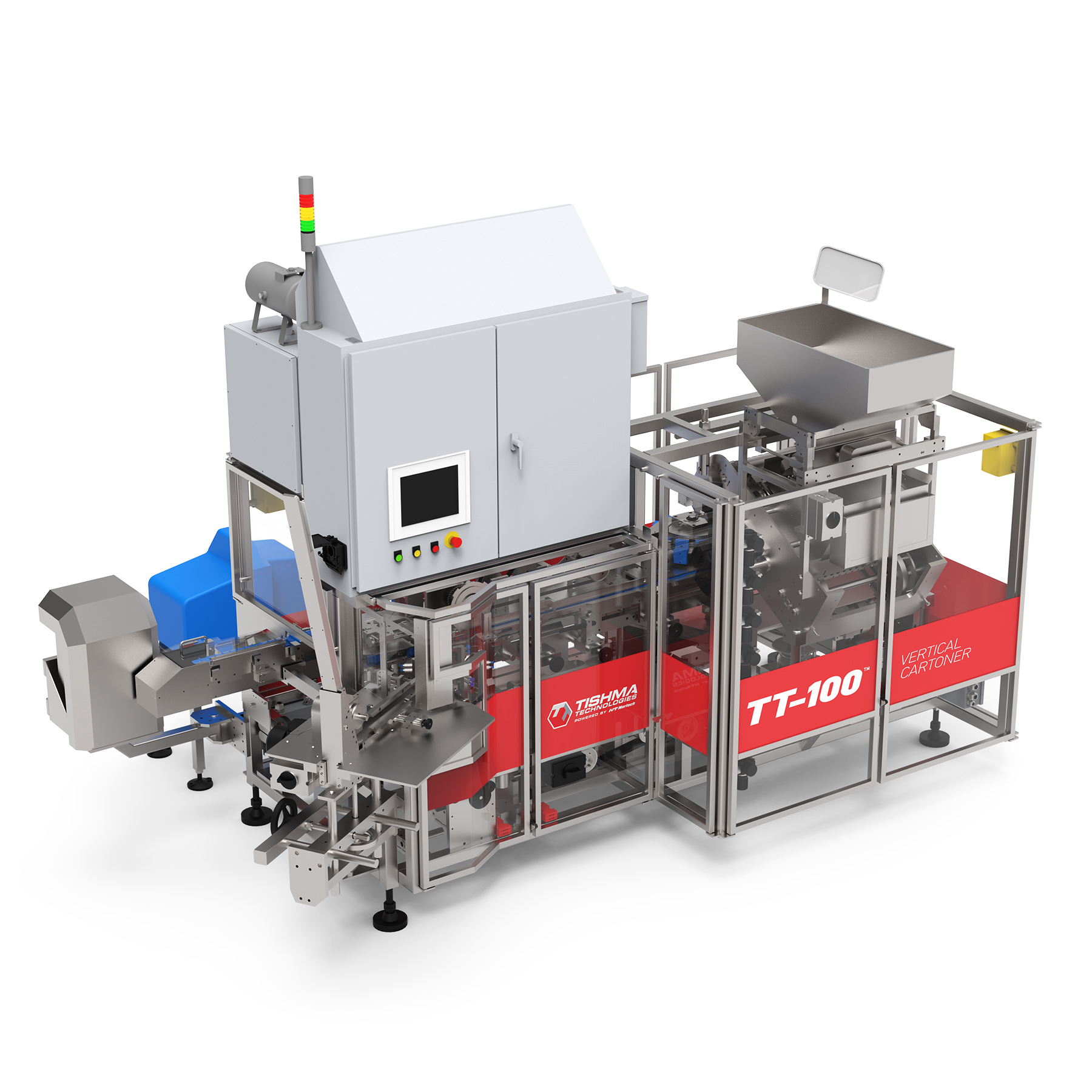 TT-100 Vertical Cartoner - Tishma Technologies