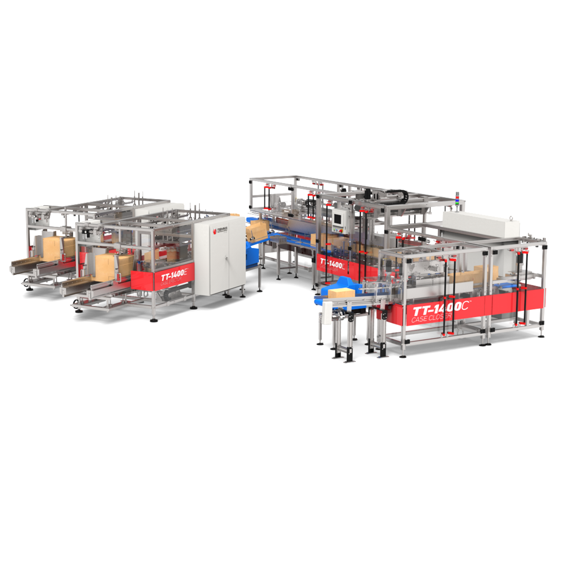 TT-1400 Modular Case Packer - Tishma Technologies