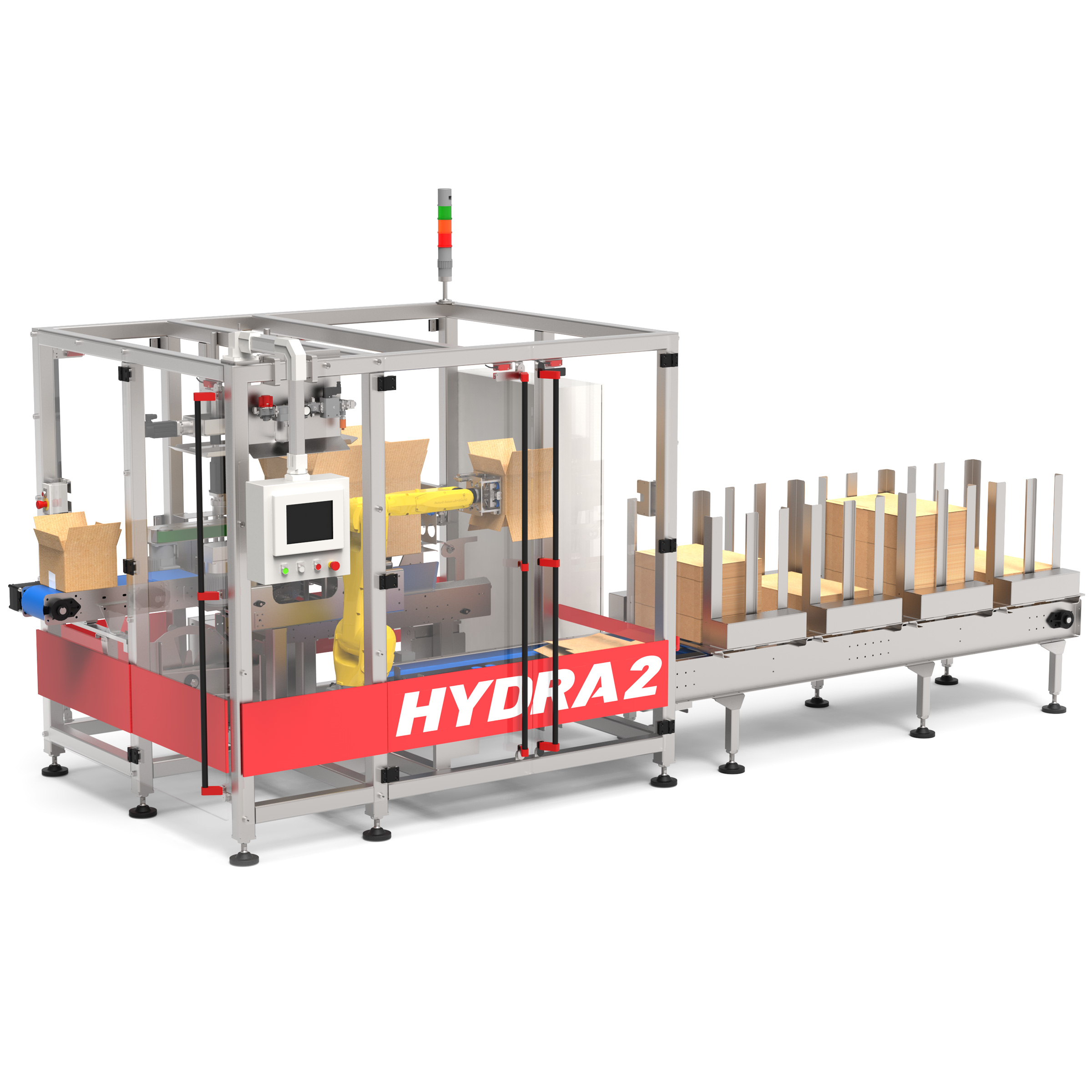 Hydra2 - Robotic Random Case Erector - Packaging Machinery